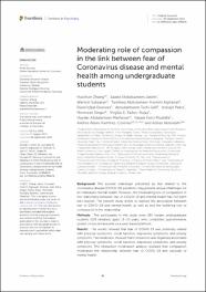 Moderating role of compassion in the link between fear of Coronavirus ...